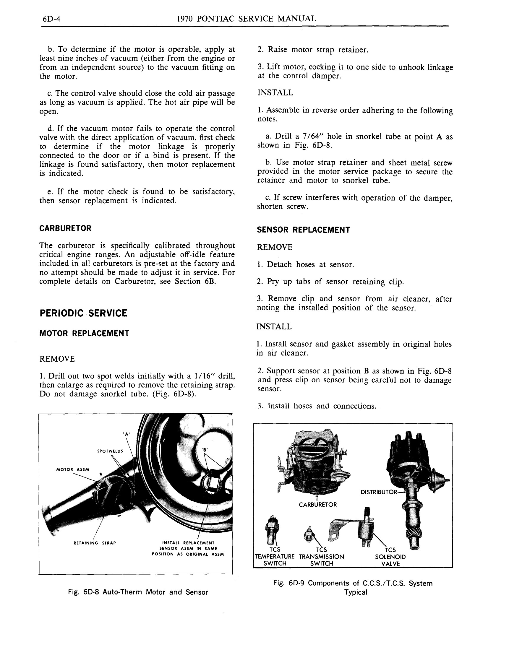 1970 Pontiac Chassis Service Manual - Emission Controls Page 4 of 12